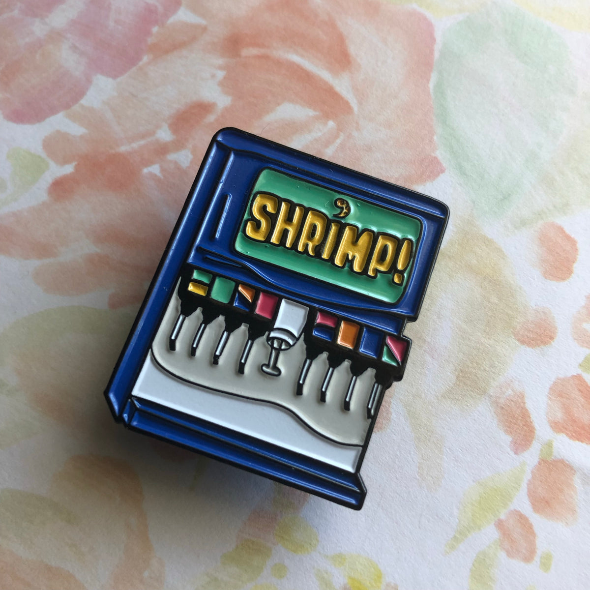 Shrimp Vending Machine | Enamel Pin – Fandom Flair Pins